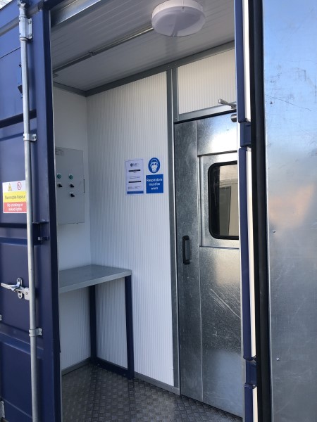 Mobile Shipping Container Spray Booth - RAM Environmental - specialists ...